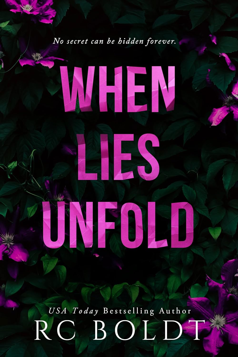 When Lies Unfold by R.C. Boldt | Readersvibe
